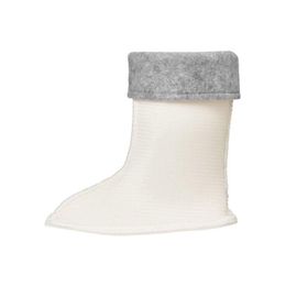 Playshoes Fleece-Stiefel-Socke in Wei&szlig; - 31% | Gr&ouml;&szlig;e 25 | Babysocken-strumpfhosen