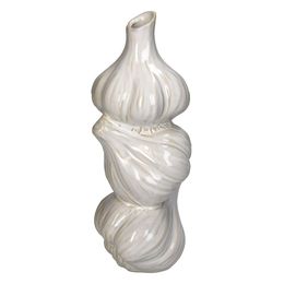 Kersten Vase ''Garlic'' in Wei&szlig; - (B)9,5 x (H)23,1 x (T)9,2 cm - 25% | Kerzen-vasen