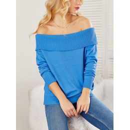 LA Angels Pullover in Hellblau - 58% | Gr&ouml;&szlig;e S | Damen-pullover-cardigans
