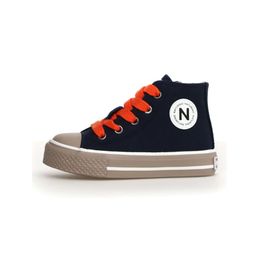 Naturino Sneakers "Jesko" in Dunkelblau/ Orange - 50% | Gr&ouml;&szlig;e 36 | Kindersneakers