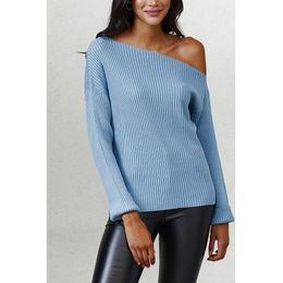 LA Angels Pullover in Hellblau - 53% | Gr&ouml;&szlig;e M | Damen-pullover-cardigans