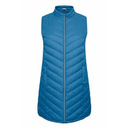Fransa Curve Vest female Blue size 54