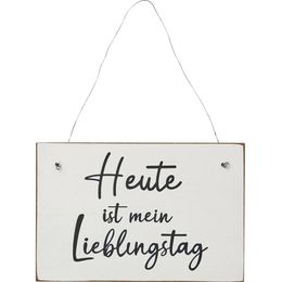 HEINE HOME Schild in Creme - (L)20 x (B)30 cm - 62% | Wanddekoration