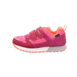 Superfit Leder-Sneakers "Dash" in Pink/ Orange/ Rot - 41% | Gr&ouml;&szlig;e 35 | Kindersneakers