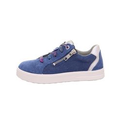 Superfit Leder-Sneakers "Stella" in Blau - 39% | Gr&ouml;&szlig;e 29 | Kindersneakers