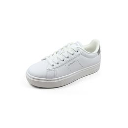 Levi's Levi ́s Sneakers "Evelyn" in Wei&szlig;/ Silber - 56% | Gr&ouml;&szlig;e 36 | Kindersneakers