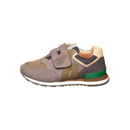 bisgaard Leder-Sneakers in Grau/ Gr&uuml;n - 52% | Gr&ouml;&szlig;e 26 | Kindersneakers