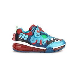 Geox Sneakers "Bayonyc" in T&uuml;rkis/ Rot - 49% | Gr&ouml;&szlig;e 33 | Kindersneakers