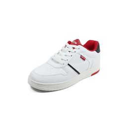 Levi's Levi ́s Sneakers "Kick" in Wei&szlig;/ Rot - 52% | Gr&ouml;&szlig;e 39 | Kindersneakers
