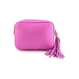 Marlon Leder-Umh&auml;ngetasche in Pink - (B)20 x (H)14 x (T)7 cm - 71% | Damen-taschen