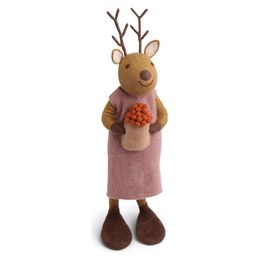 Gry & Sif Dekofigur ''Girly Deer'' in Hellbraun - (B)12 x (H)56 x (T)12 cm - 26% | Dekofiguren