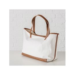 Boltze Schultertasche "Travel" in Wei&szlig; - (B)50 x (H)27 x (T)23 cm - 37% | Damen-taschen