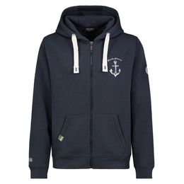 Eight2Nine Sweatjacke in Dunkelblau - 49% | Gr&ouml;&szlig;e XL | Herren-sweatshirts-jacken