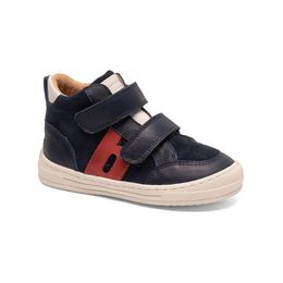 bisgaard Leder-Sneakers in Dunkelblau/ Rot - 49% | Gr&ouml;&szlig;e 26 | Kindersneakers
