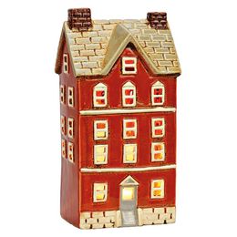 G. Wurm Windlicht ''House'' in Rot - (B)12 x (H)24 x (T)9 cm - 12% | Kerzen-vasen