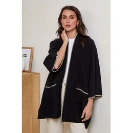 Soft Cashmere Cardigan in Schwarz - 79% | Gr&ouml;&szlig;e 38/40 | Damen-pullover-cardigans