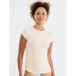 Sloggi Shirt in Creme - 53% | Gr&ouml;&szlig;e M | Damen-tops