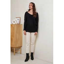 Soft Cashmere Pullover in Schwarz - 74% | Gr&ouml;&szlig;e 38/40 | Damen-pullover-cardigans