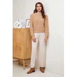 Soft Cashmere Pullover in Hellbraun - 79% | Gr&ouml;&szlig;e 34/36 | Damen-pullover-cardigans