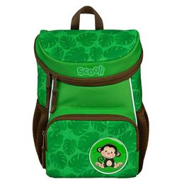 Undercover Rucksack "Max Monkey" in Gr&uuml;n - (B)20 x (H)29 x (T)13 cm - 33% | Kinder-rucksaecke-taschen
