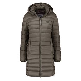 Geographical Norway Steppmantel "Atikotal" in Khaki - 57% | Gr&ouml;&szlig;e L | Damenjacken