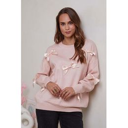 Soft Cashmere Pullover in Ros&eacute; - 71% | Gr&ouml;&szlig;e 38/40 | Damen-pullover-cardigans