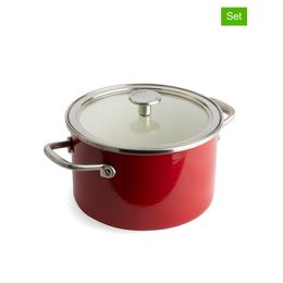 KitchenAid 2tlg. Set: Topf "Core Enamel" in Rot - &Oslash; 20 cm - 43% | Kochgeschirr