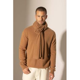 Perfect Cashmere Kaschmir-Schal "Kelly" in Hellbraun - (L)200 x (B)30 cm - 49% | Damen-schals-tuecher