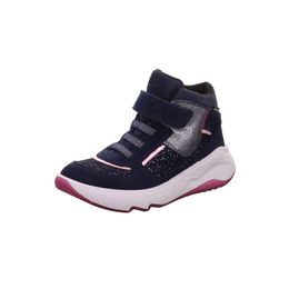 Superfit Leder-Sneakers "Melody in Dunkelblau - 57% | Gr&ouml;&szlig;e 28 | Kindersneakers