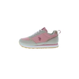 U.S. Polo Assn. Sneakers in Grau/ Rosa - 44% | Gr&ouml;&szlig;e 39 | Kindersneakers