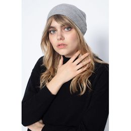 Perfect Cashmere M&uuml;tze "Faith" in Hellgrau - 42% | Damen-muetzen-caps