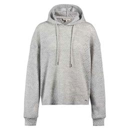 Herrlicher Hoodie in Grau - 64% | Gr&ouml;&szlig;e L | Damen-sweatshirts-jacken