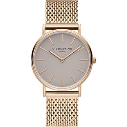 Liebeskind Berlin Uhr Damen Gr&ouml;&szlig;e One Size gold / schwarz / wei&szlig;