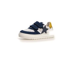 Naturino Leder-Sneakers "Hess" in Wei&szlig;/ Dunkelblau - 43% | Gr&ouml;&szlig;e 40 | Kindersneakers