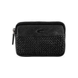 Camel Active Leder-Schl&uuml;sseletui "Wave" in Schwarz - (B)11 x (H)8 x (T)2 cm - 52% | Herren-portemonnaies-etuis