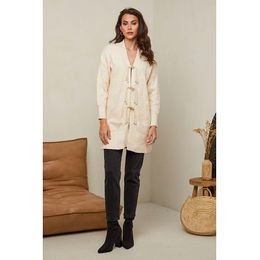 Soft Cashmere Cardigan in Beige - 76% | Gr&ouml;&szlig;e 38/40 | Damen-pullover-cardigans