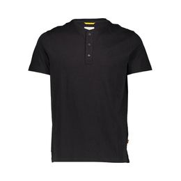 Camel Active Shirt "Henley" in Schwarz - 52% | Gr&ouml;&szlig;e S | Herren-plussize