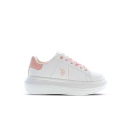U.S. Polo Assn. Sneakers in Wei&szlig;/ Rosa - 48% | Gr&ouml;&szlig;e 39 | Kindersneakers