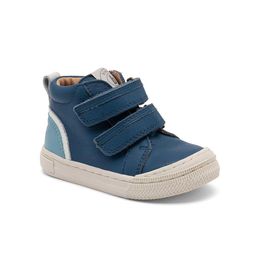 bisgaard Leder-Sneakers in Blau/ Hellblau/ Wei&szlig; - 51% | Gr&ouml;&szlig;e 28 | Kindersneakers