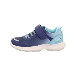 Superfit Leder-Sneakers "Rush" in Dunkelblau/ Hellblau - 39% | Gr&ouml;&szlig;e 28 | Kindersneakers