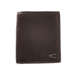 Camel Active Leder-Geldb&ouml;rse "Vegas" in Dunkelbraun - (B)10,7 x (H)12,7 x (T)2 cm - 60% | Herren-portemonnaies-etuis