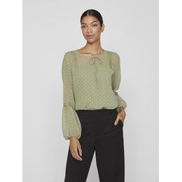 Vila Bluse in Gr&uuml;n - 45% | Gr&ouml;&szlig;e 38 | Damen-blusen