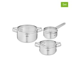 Tefal 6tlg. Edelstahl-Kochgeschirr-Set "Nordica" - 33% | Kochgeschirr