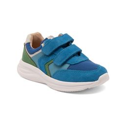 bisgaard Leder-Sneakers in Blau/ Gr&uuml;n - 49% | Gr&ouml;&szlig;e 33 | Kindersneakers