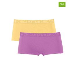MUCHACHOMALO 2er-Set: Boxershorts in Schwarz - 44% | Gr&ouml;&szlig;e 134/140 | Kinder-waesche
