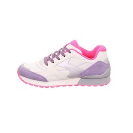 Superfit Leder-Sneakers "Dash" in Wei&szlig;/ Pink/ Lila - 47% | Gr&ouml;&szlig;e 38 | Kindersneakers