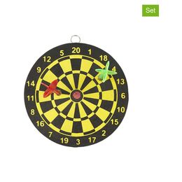 The Concept Factory 2er-Set: Dartspiele in Gelb/ Schwarz - &Oslash; 15 cm - 33% | Ballspiele