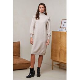 Soft Cashmere Strickkleid in Beige - 77% | Gr&ouml;&szlig;e 34/36 | Damen-kleider
