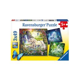Ravensburger 3x 49tlg. Puzzle "Sch&ouml;ne Einh&ouml;rner" - ab 5 Jahren - 30% | Gesellschaftsspiele