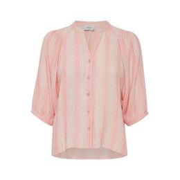 Pulz Jeans Bluse 'Laila' Damen Gr&ouml;&szlig;e XS rosa / wei&szlig;